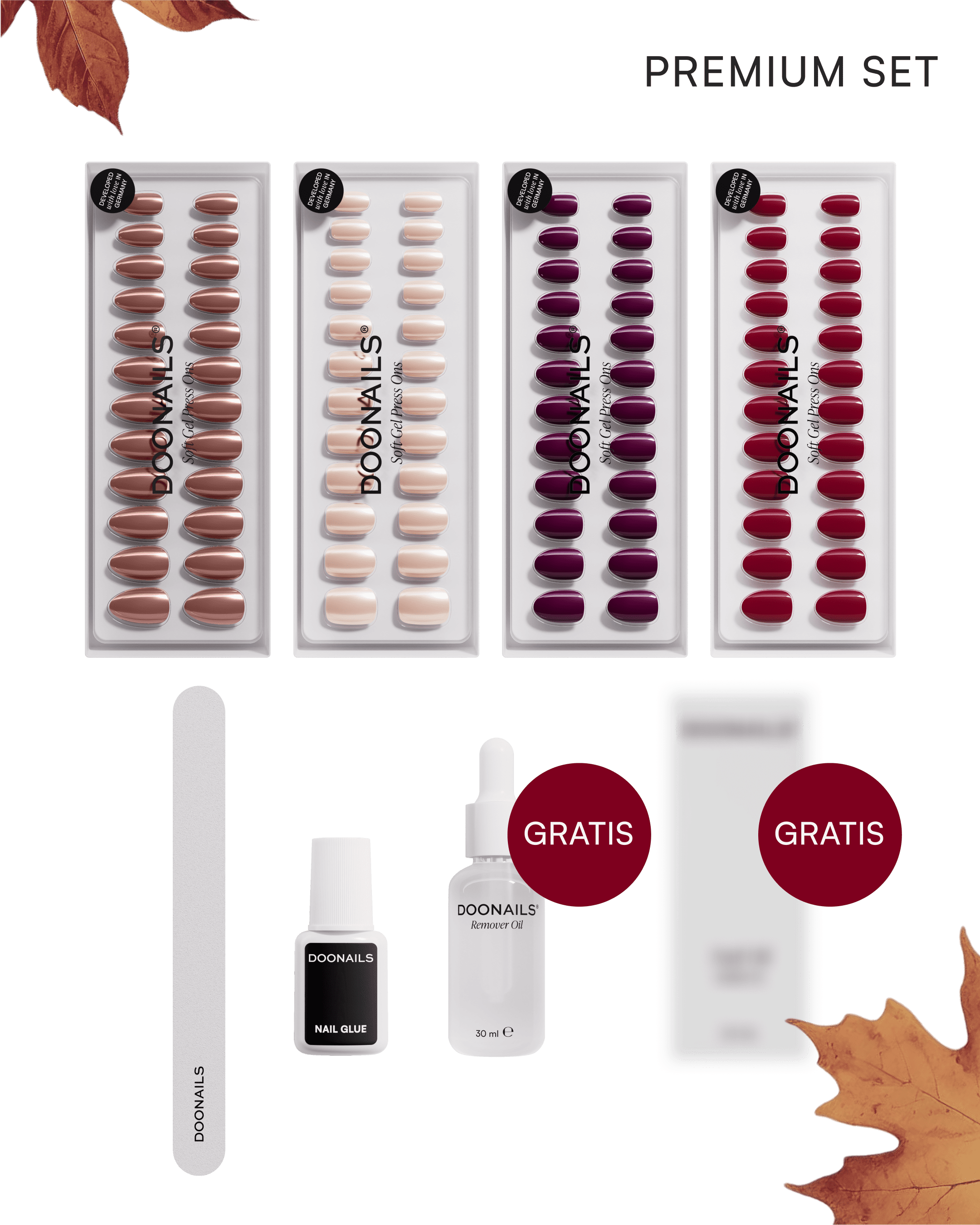 Doonails | Soft Gel Press Ons - Starter Set