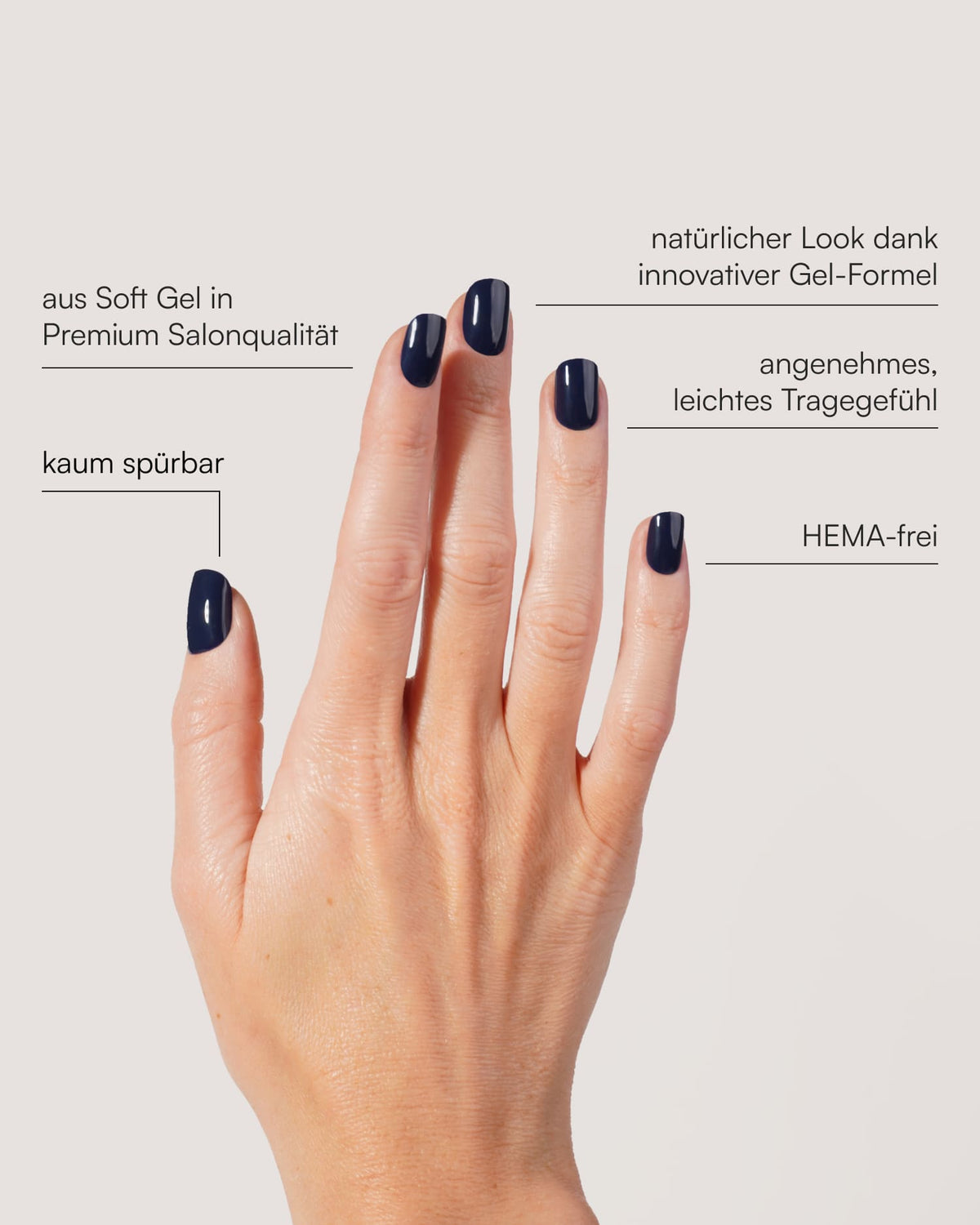 Doonails - Soft Gel Press Ons - Ocean Extra Short Square