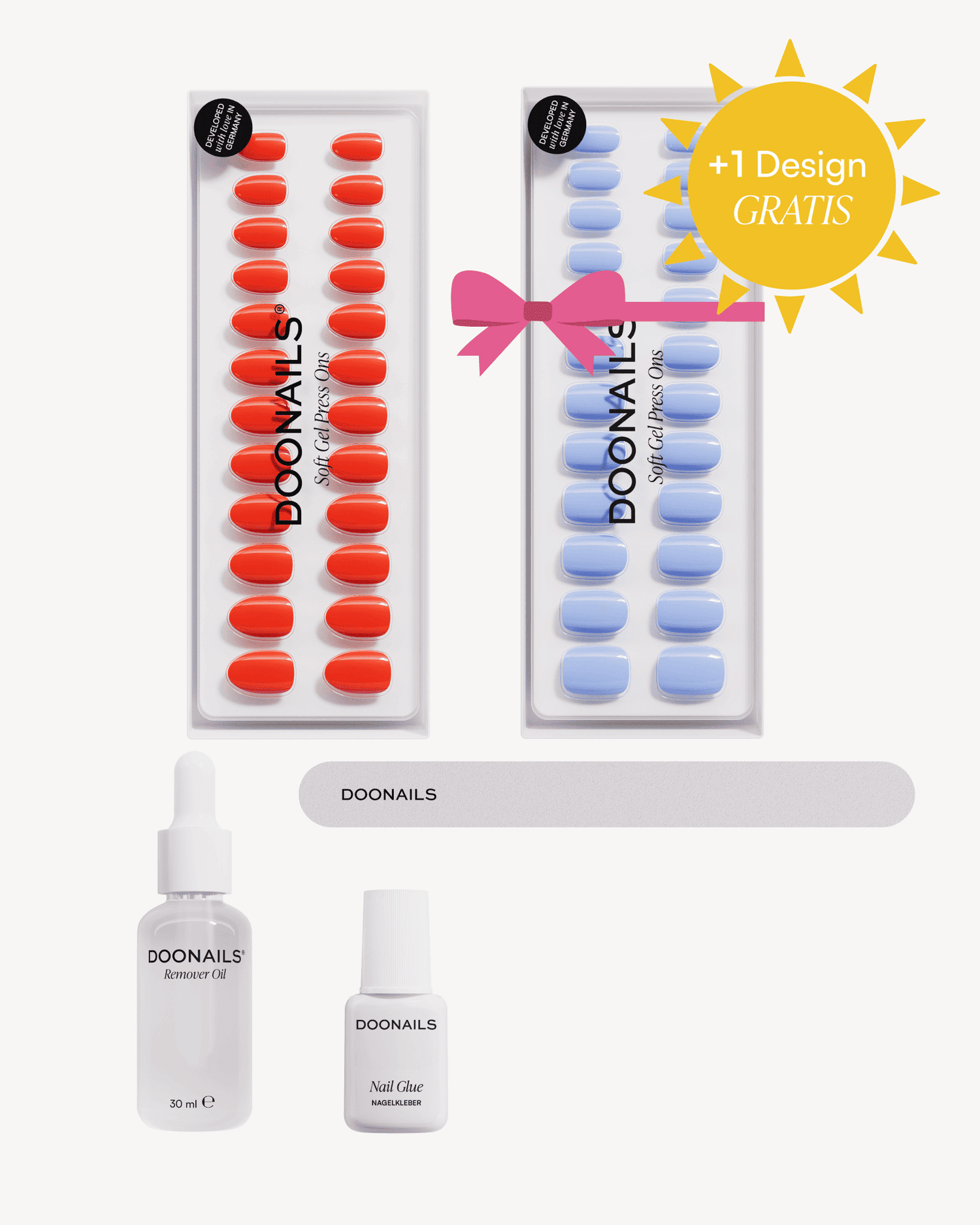 Doonails - Soft Gel Press Ons - Starter Set